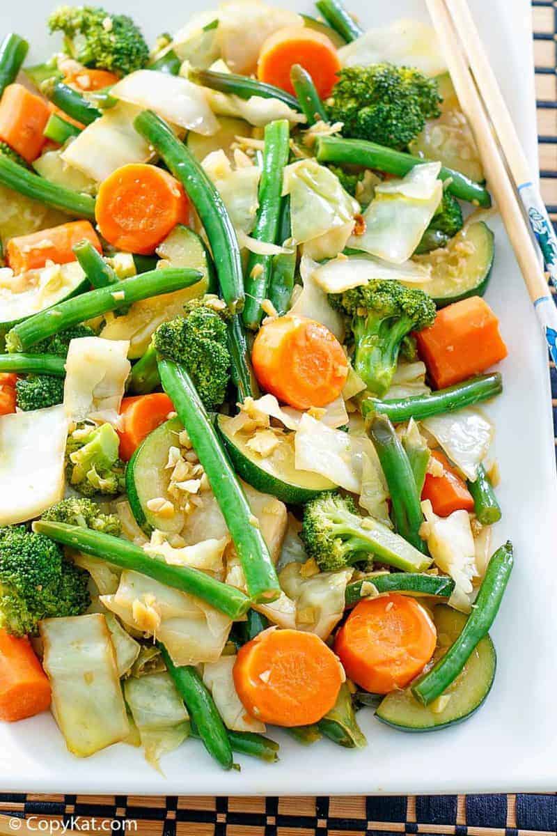 Easy Copycat Panda Express Mixed Vegetables Recipe