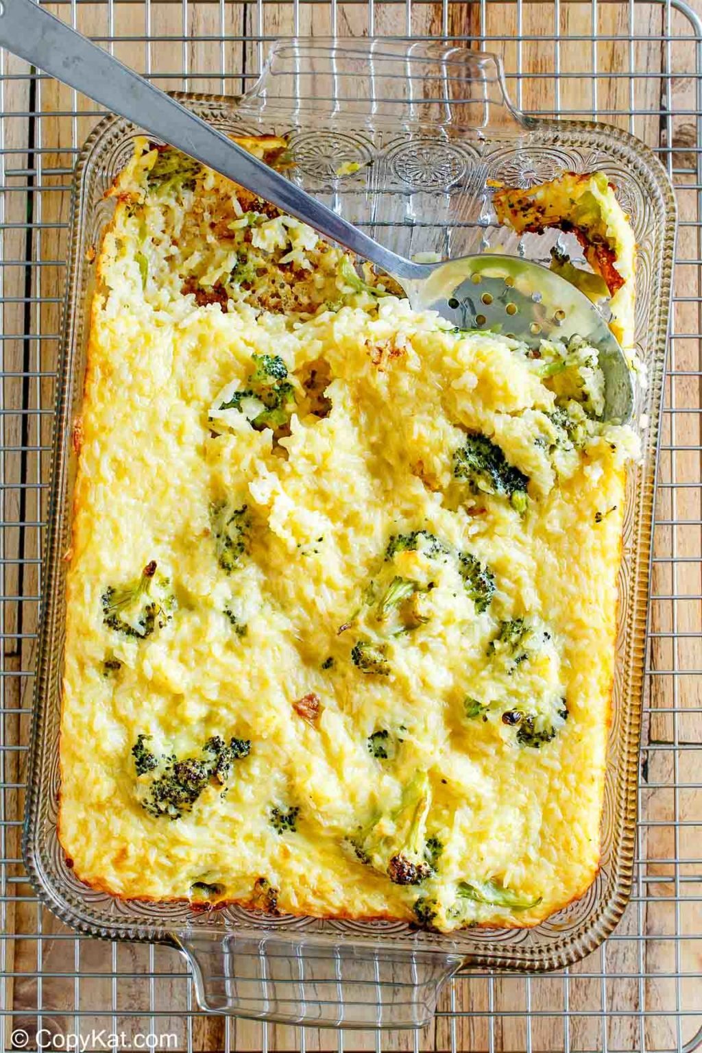 Easy Broccoli Rice & Cheese Casserole Recipe