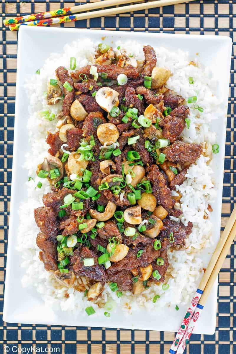 Pei Wei Mongolian Beef Copycat Recipe