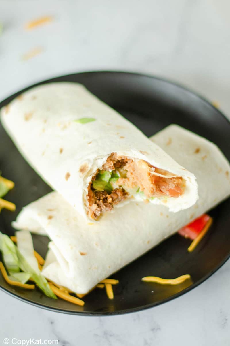 Homemade Taco Bell Supreme Burrito Recipe