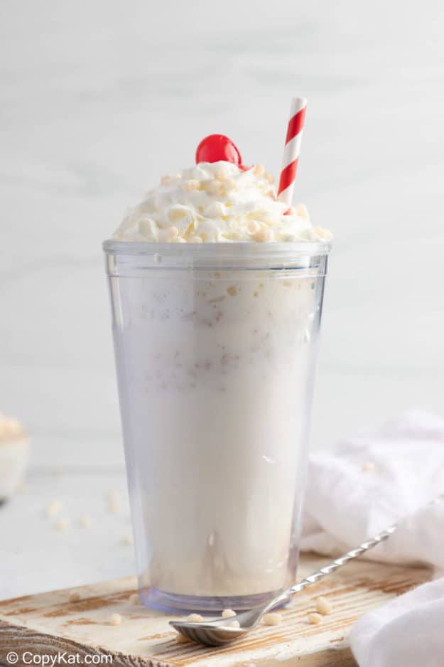 Jack in the Box Rice Krispie Shake with Marshmallow Fluff