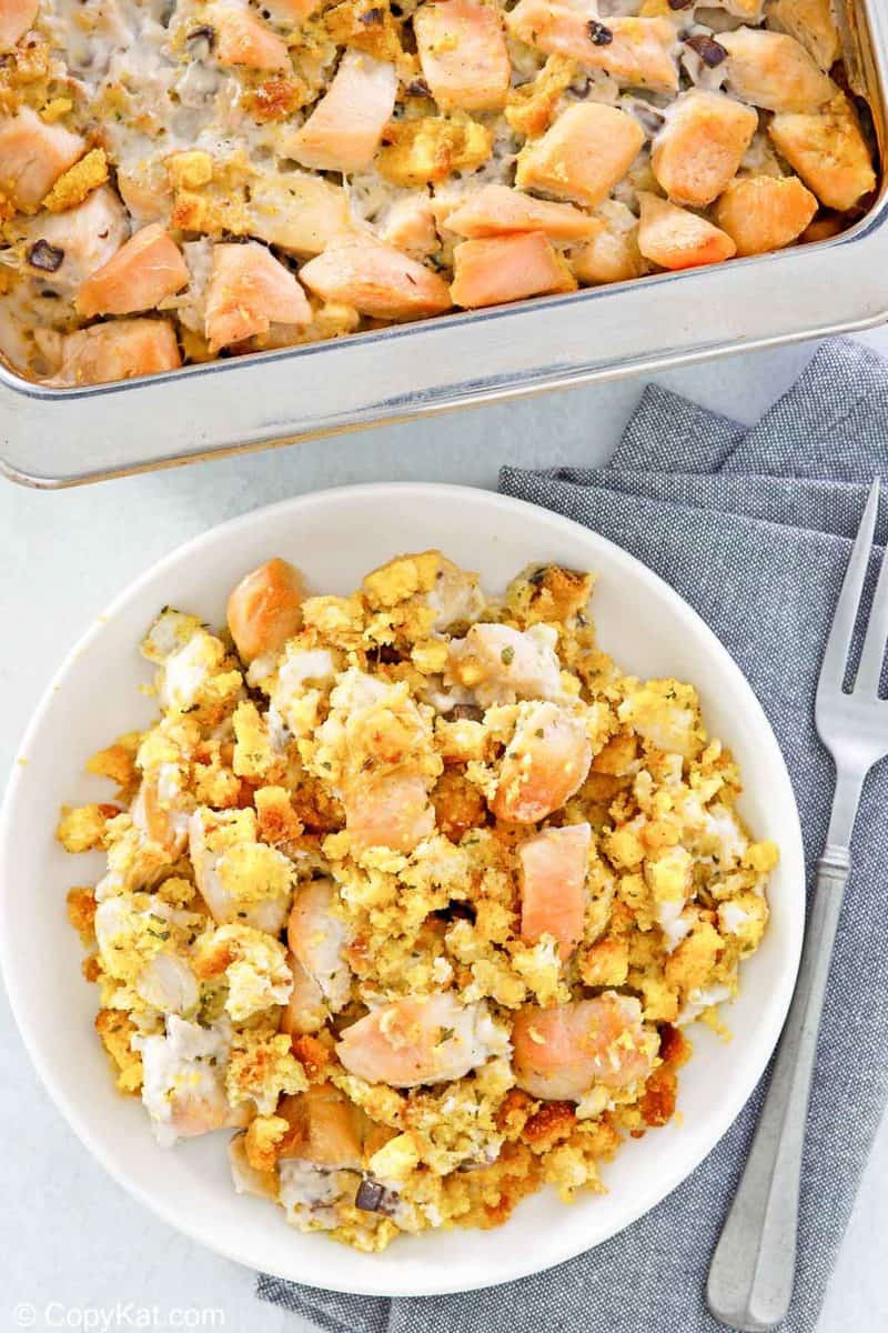 Easy Southern Chicken and Dressing Casserole Recipe