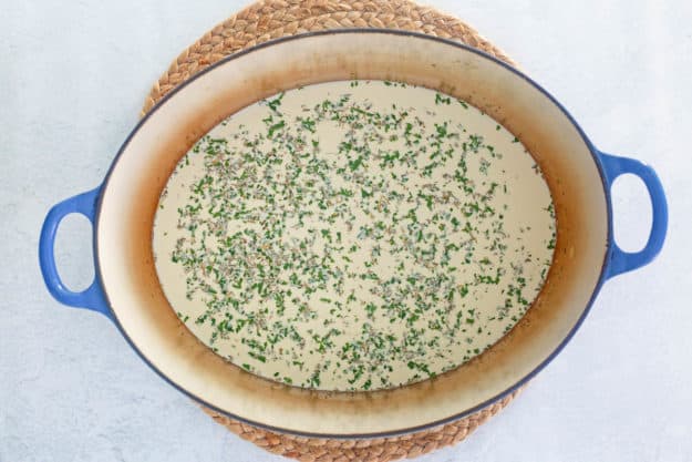 Seafood Bisque Loaded with Lobster, Shrimp, and Scallops