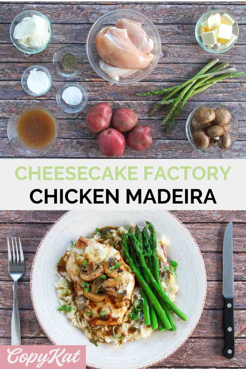Cheesecake Factory Chicken Madeira - CopyKat Recipes