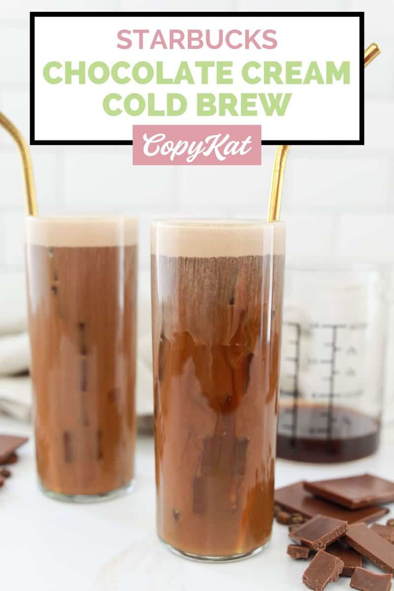Starbucks Chocolate Cream Cold Brew