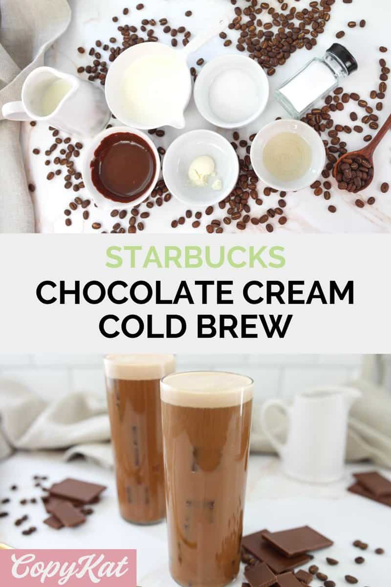 Starbucks Chocolate Cream Cold Brew