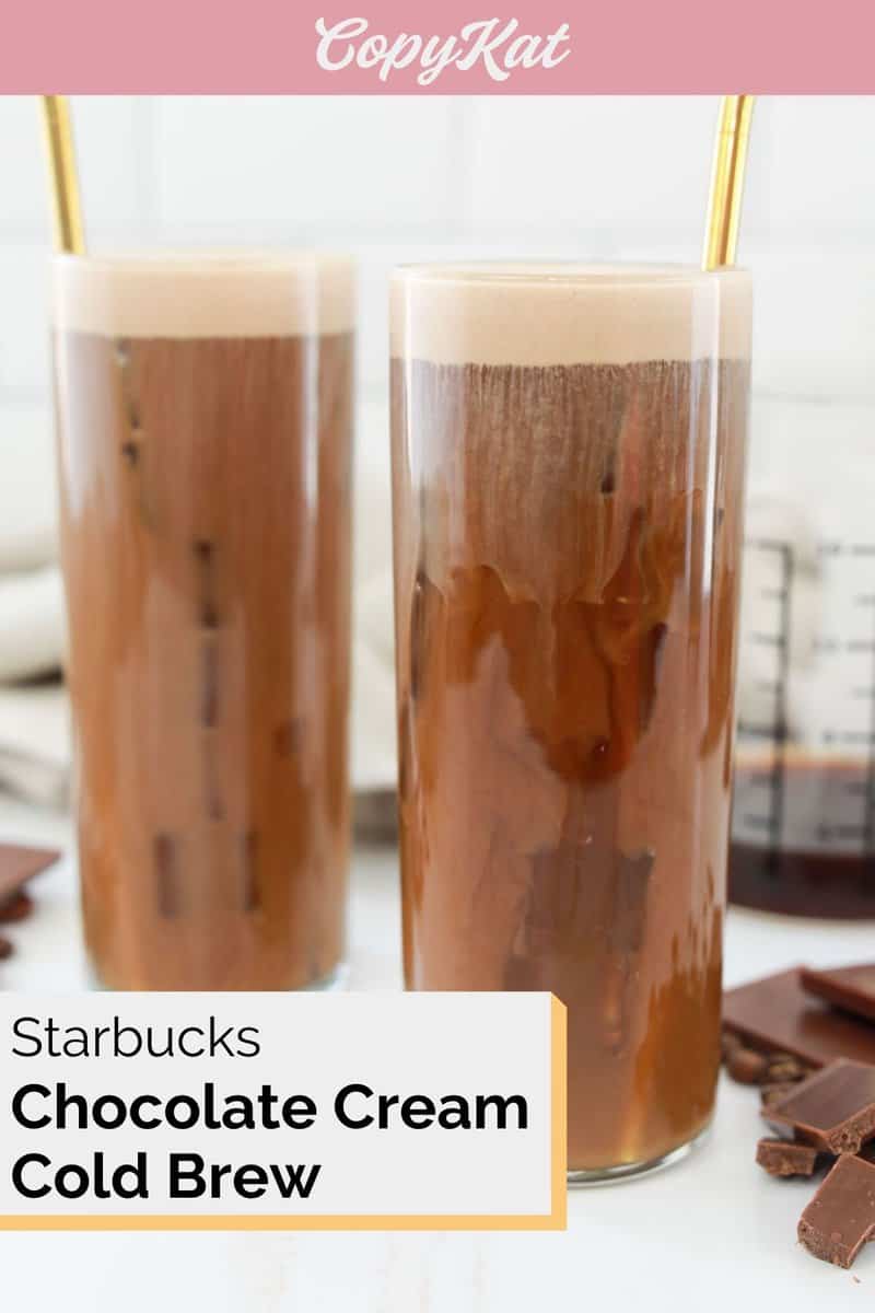 Starbucks Chocolate Cream Cold Brew