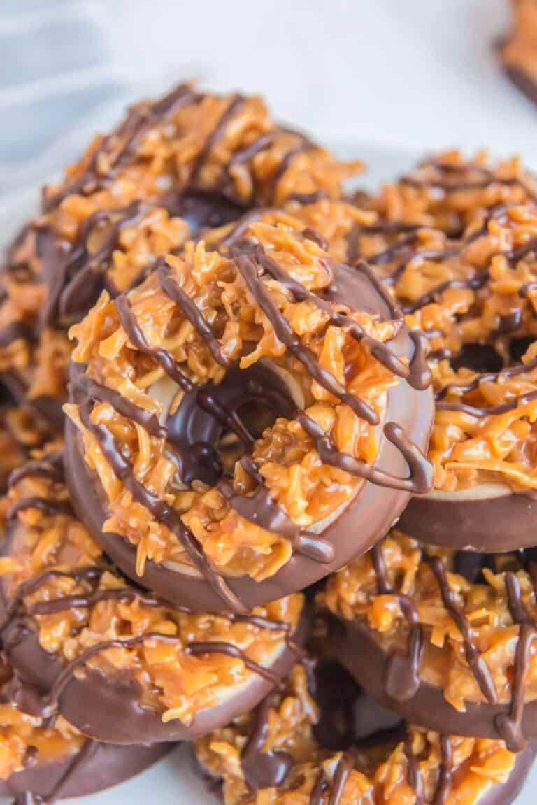Girl Scout Samoas Recipe | Homemade Caramel Coconut Cookies