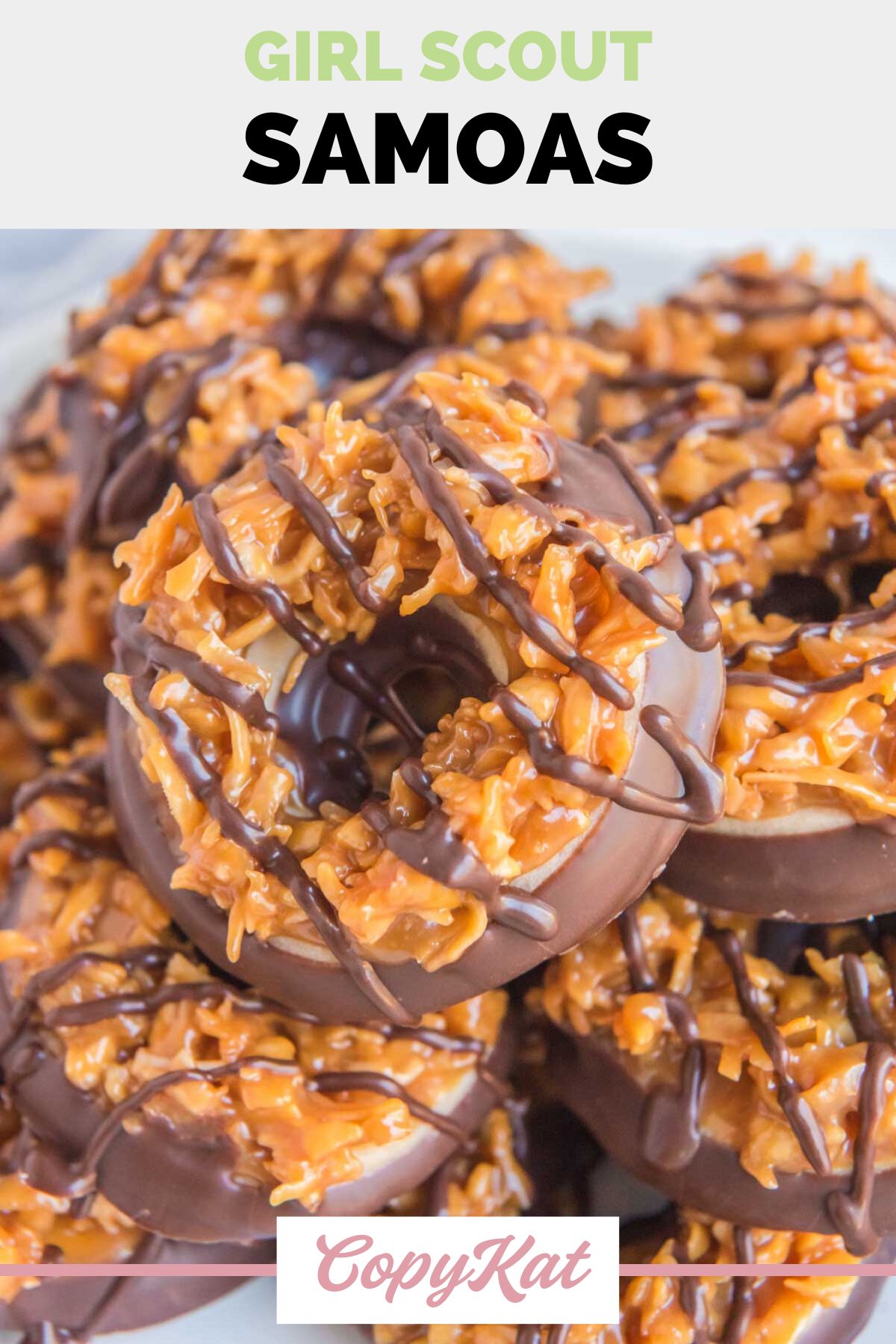 Girl Scout Samoas Recipe | Homemade Caramel Coconut Cookies