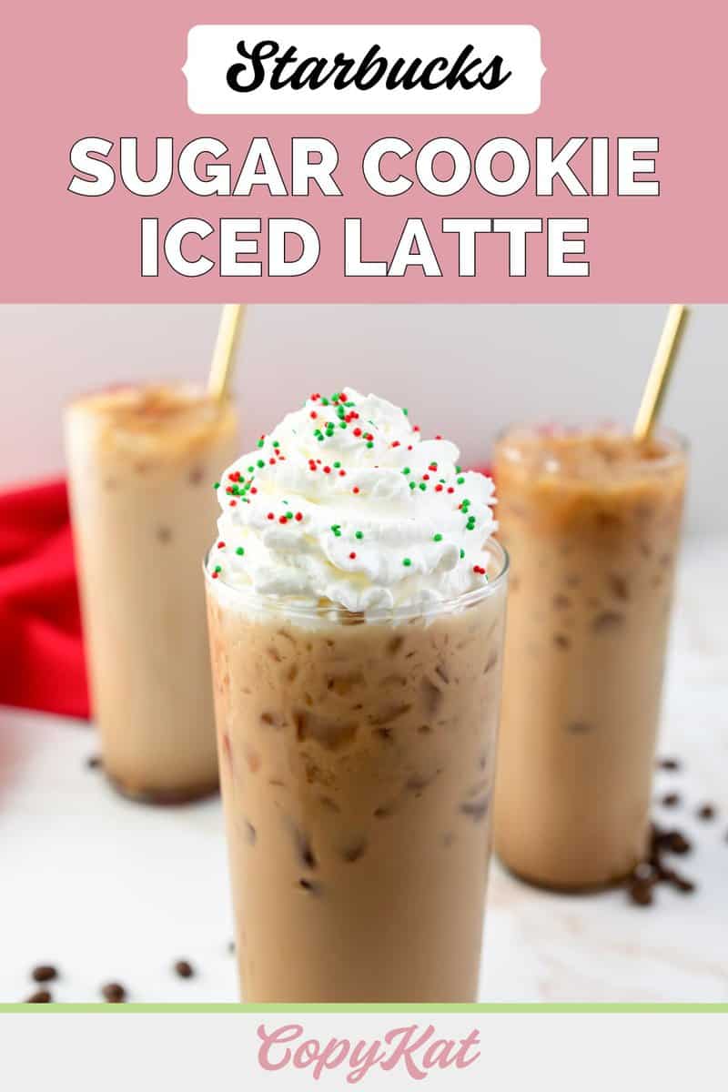 Easy Iced Sugar Cookie Latte Recipe - Starbucks Copycat