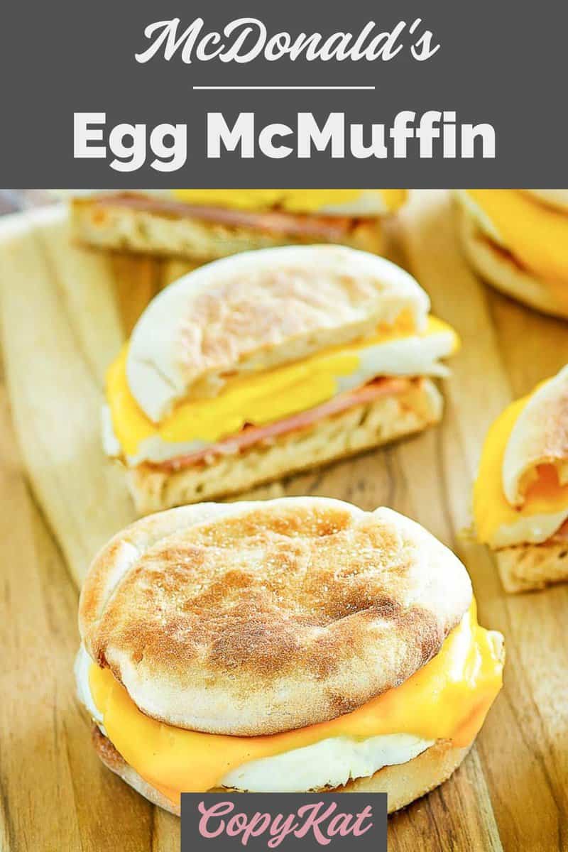 Copycat McDonald's Egg McMuffin Recipe: Easy & Customizable