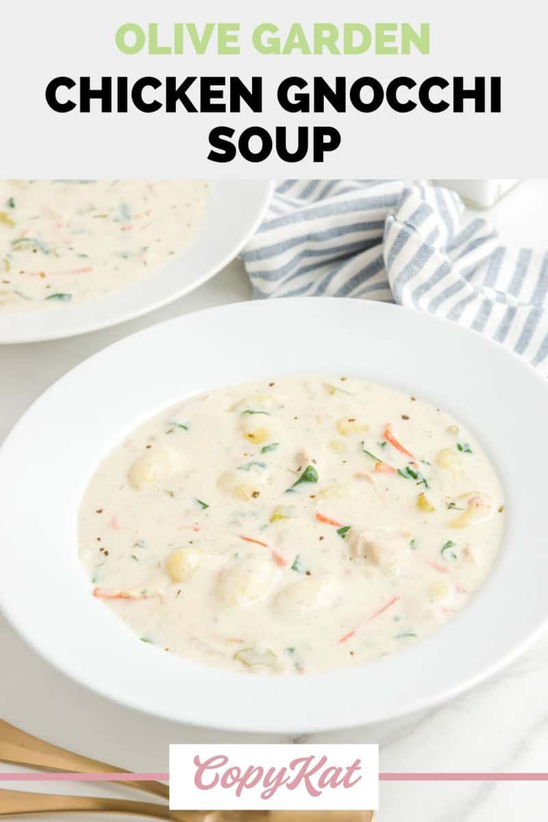 Olive Garden Chicken Gnocchi Soup Recipe + Video