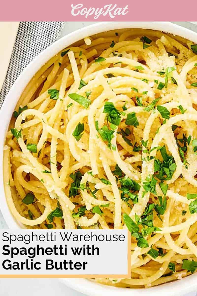 Spaghetti Warehouse Naked Spaghetti Garlic Butter Recipe