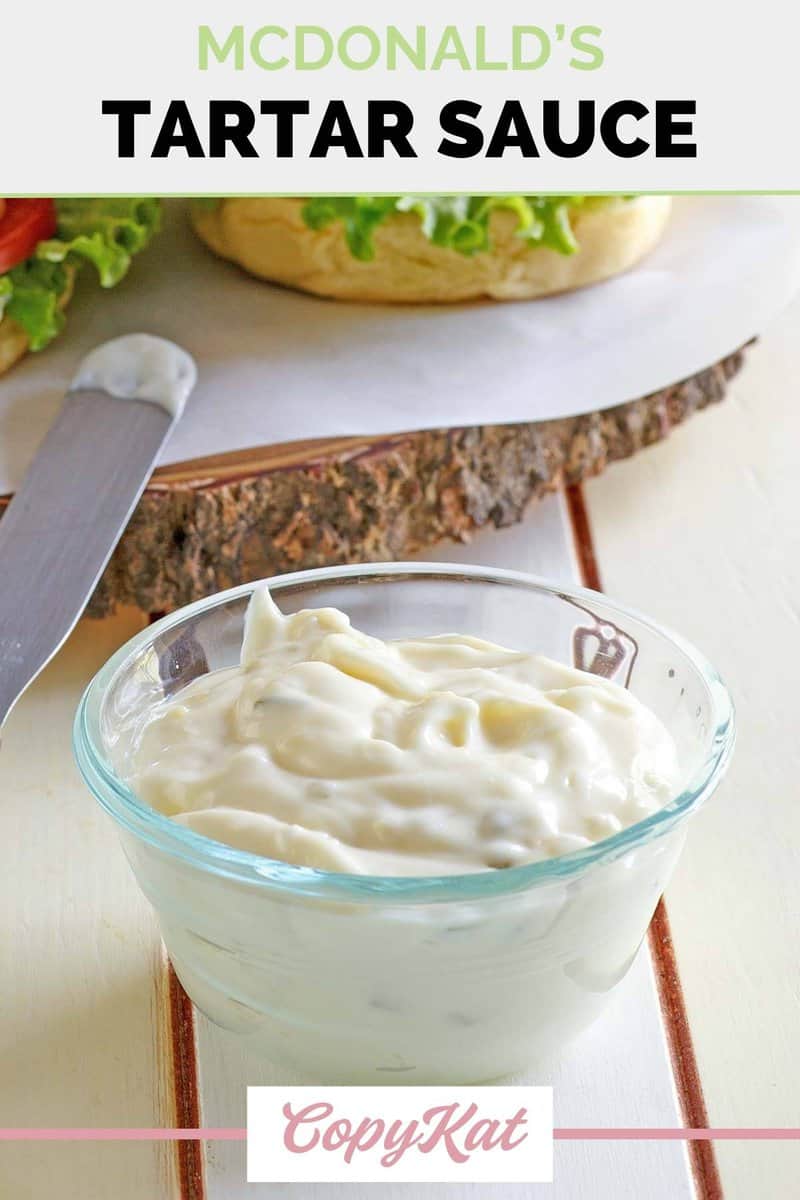 Copycat McDonald's Tartar Sauce Recipe | Just 4 Ingredients