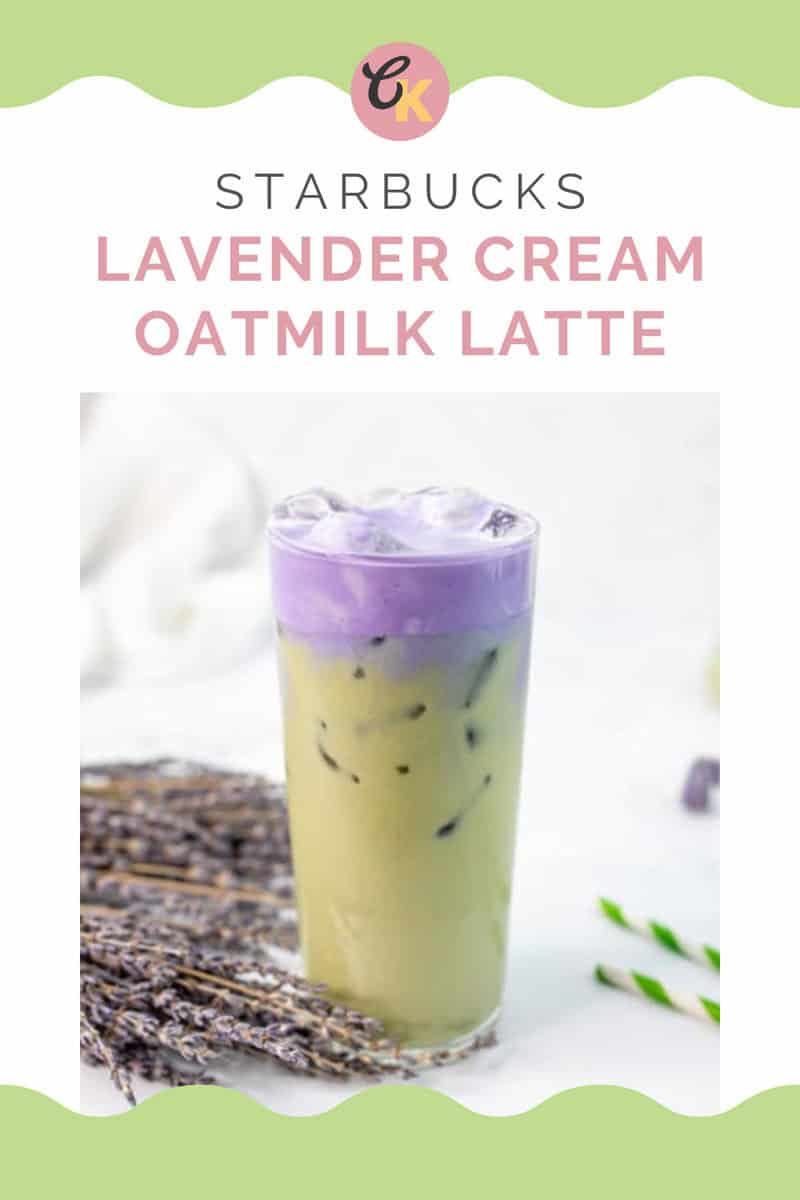 Copycat Starbucks Iced Lavender Cream Oat Milk Matcha