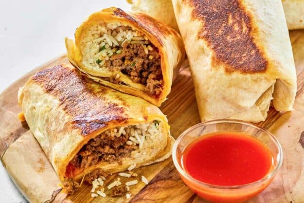 Taco Bell Beef Quesarito - Easy Copycat Recipe