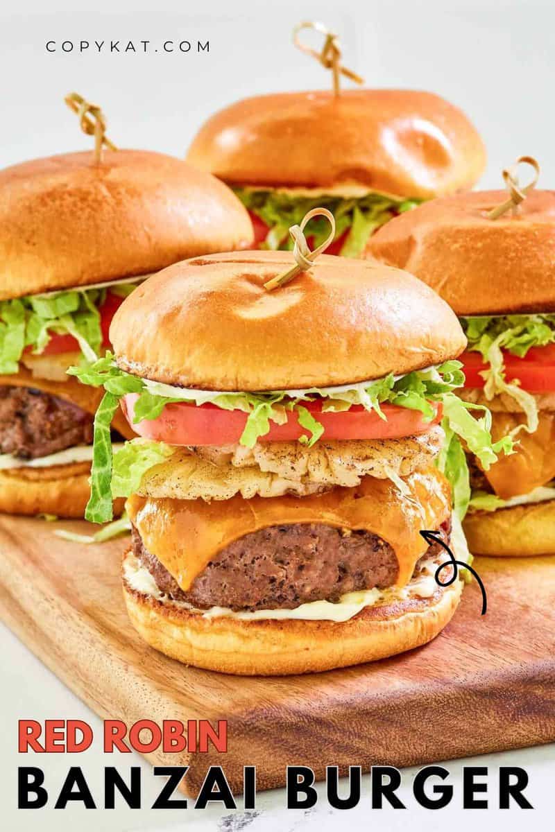 Red Robin Banzai Burger Recipe