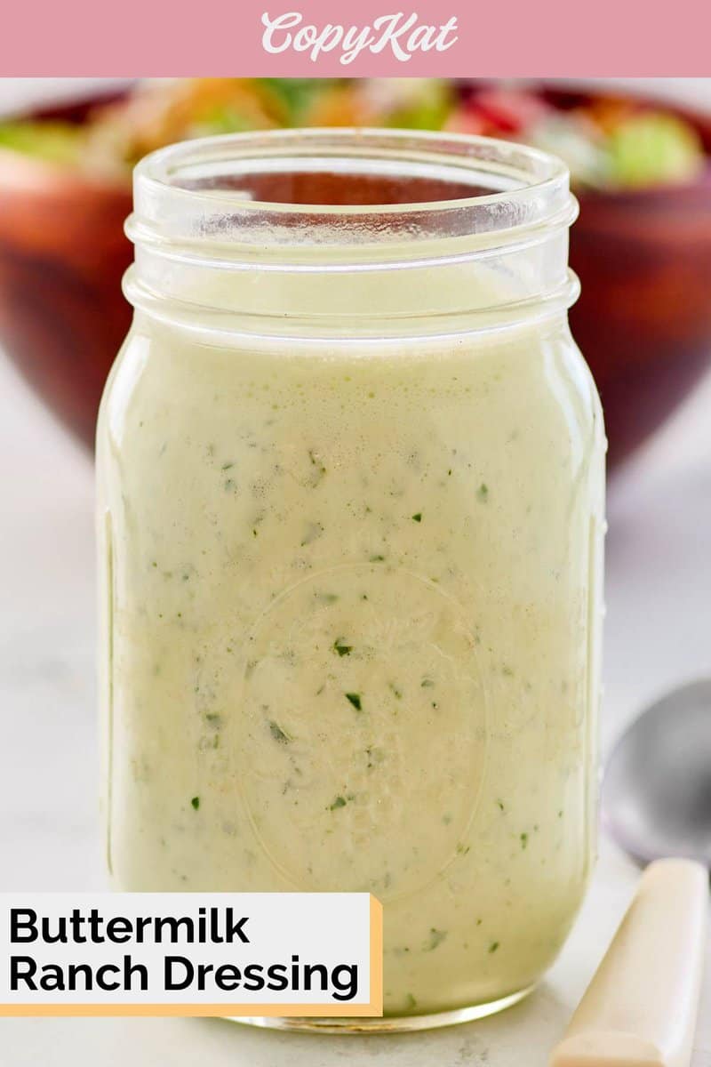 Homemade Buttermilk Ranch Dressing - CopyKat Recipes
