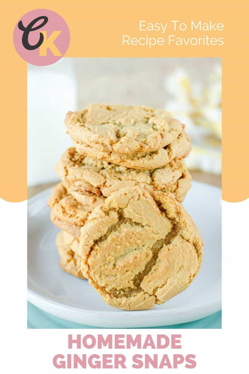 Homemade Ginger Snaps - CopyKat Recipes