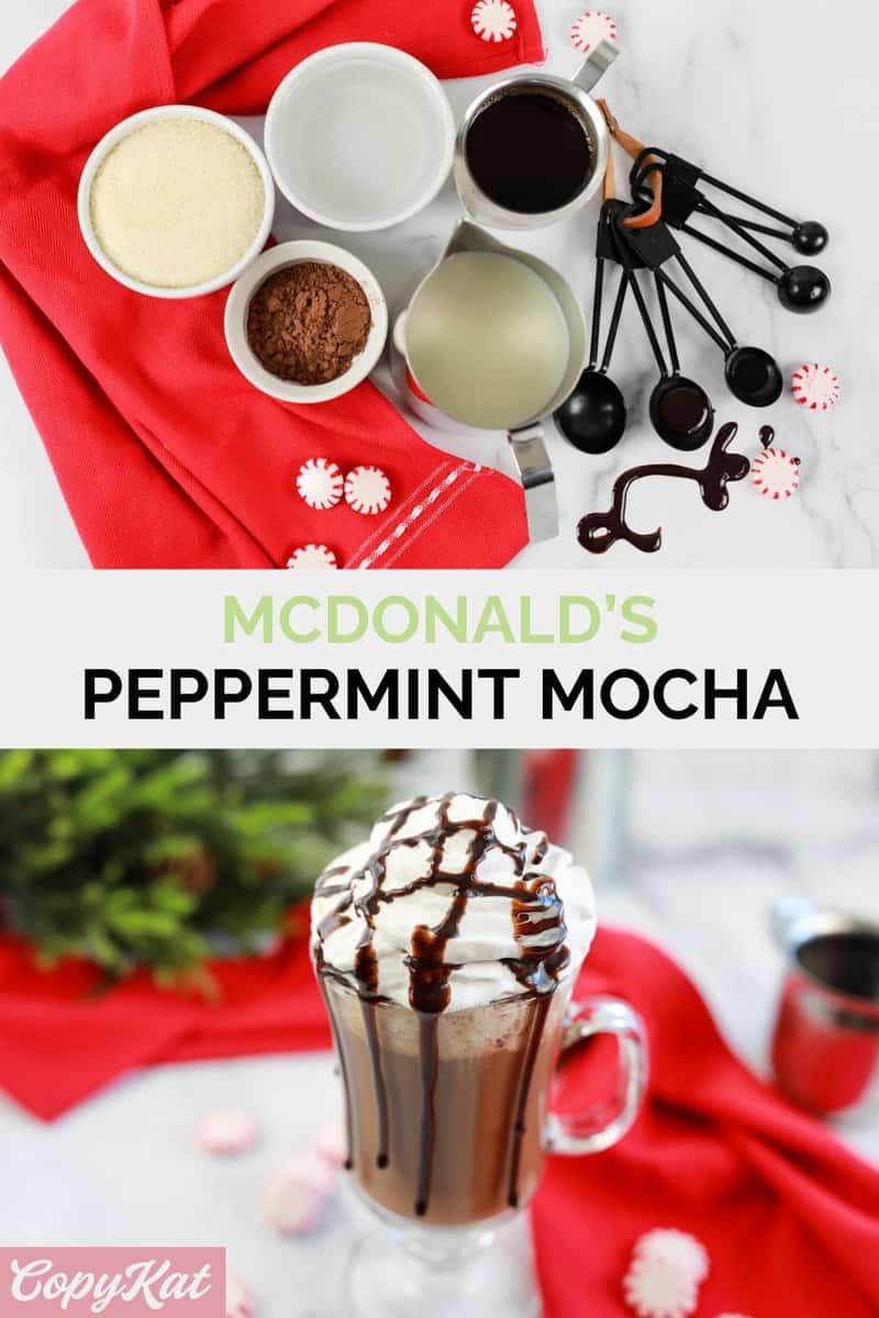 McDonald's McCafe Peppermint Mocha - CopyKat Recipes