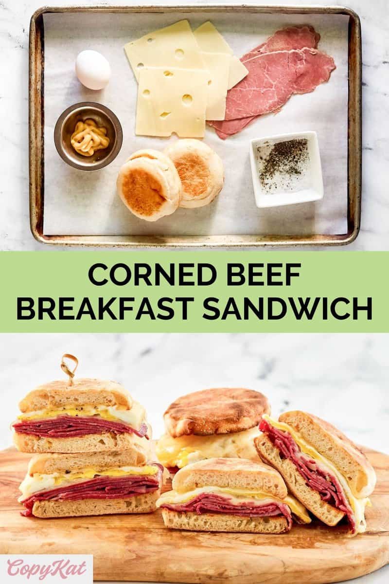 Corned Beef Breakfast Sandwich - CopyKat Recipes