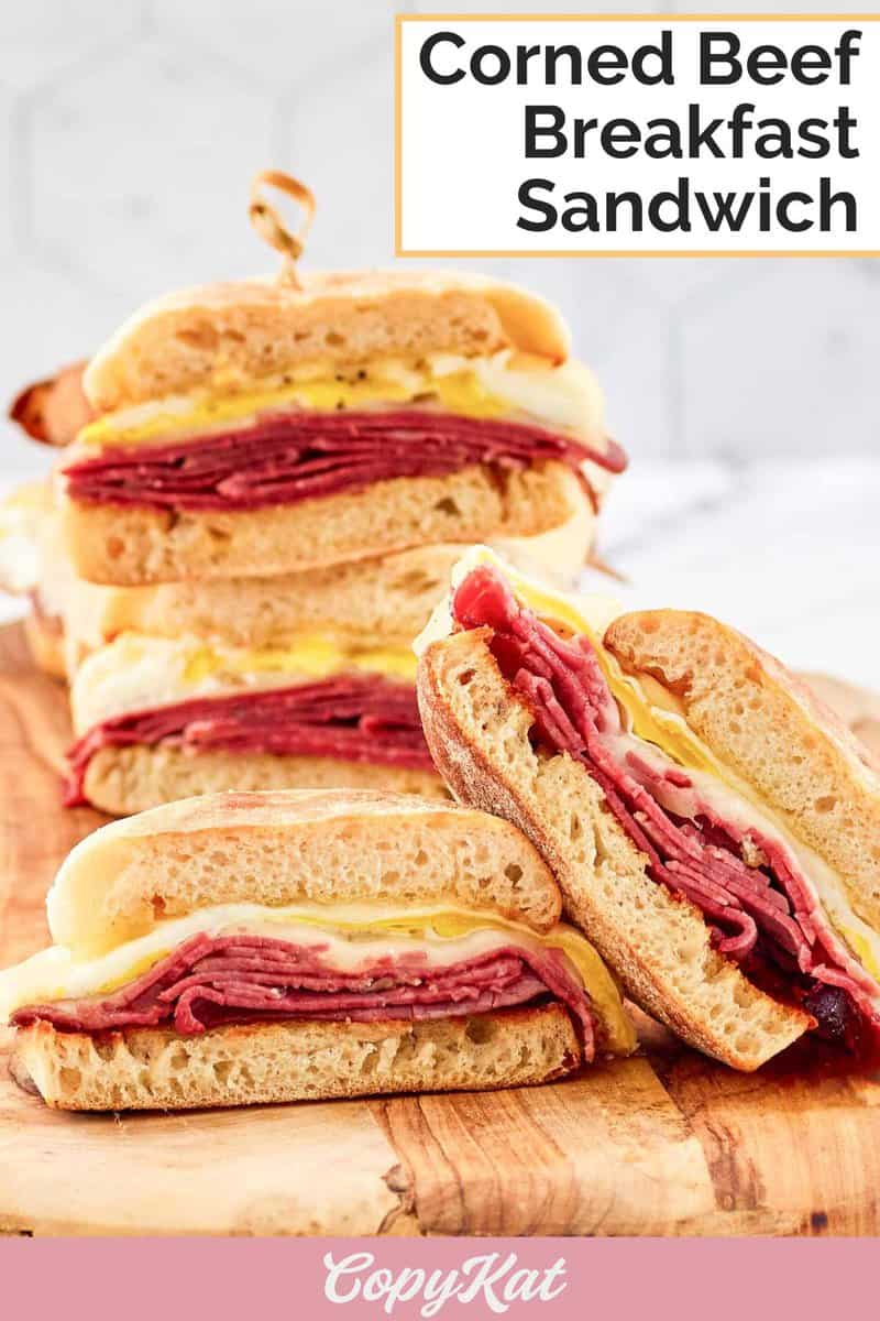 Corned Beef Breakfast Sandwich - CopyKat Recipes