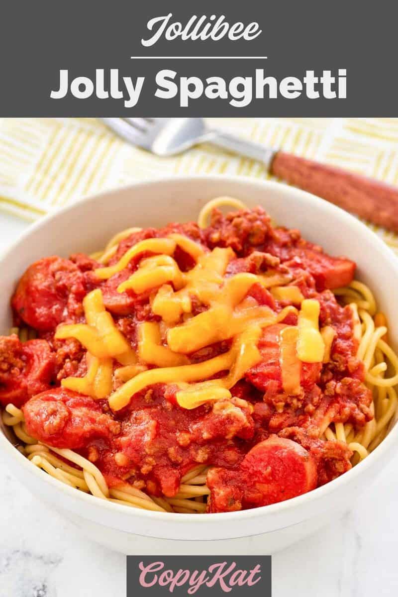 Jollibee Spaghetti