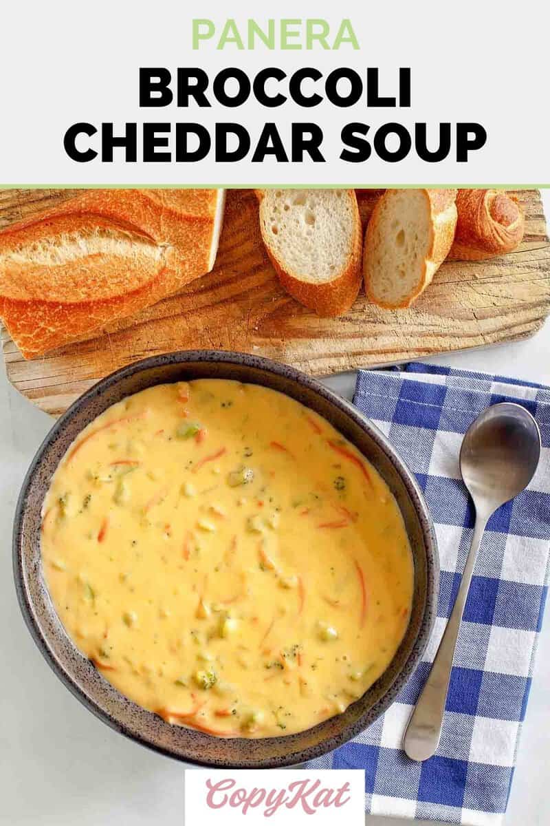 Panera Broccoli Cheddar Soup Copycat Recipe