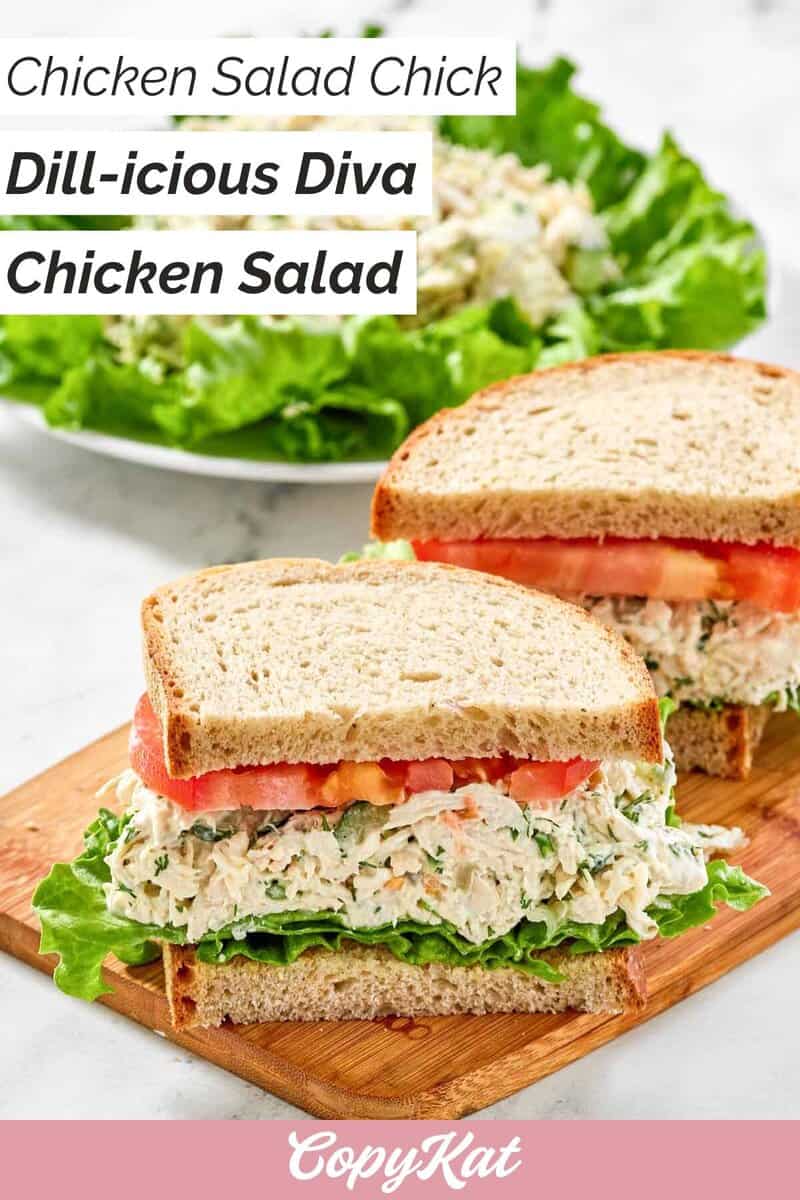 Dill-icious Diva Chicken Salad - Easy Copycat Recipe