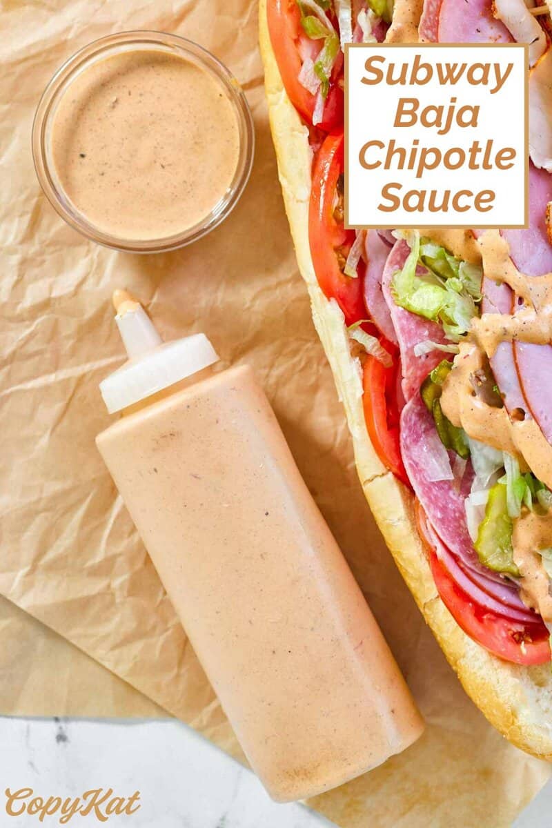 Easy Subway Baja Chipotle Sauce Recipe | Copycat Recipe