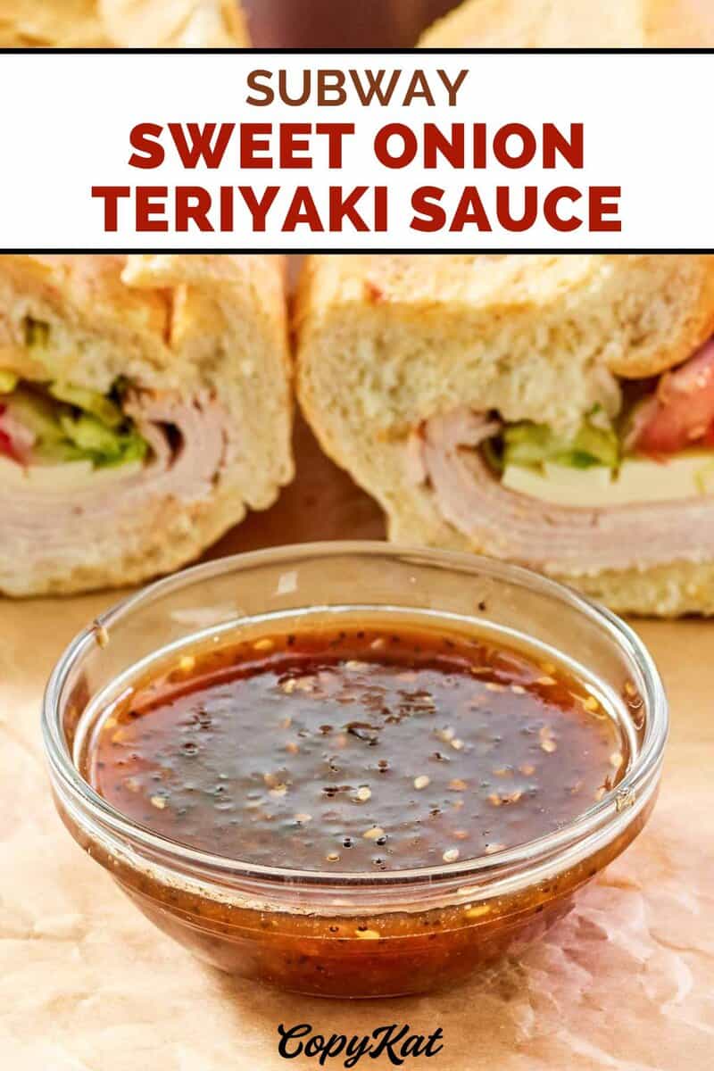 Subway Sweet Onion Teriyaki Sauce - Easy Copycat Recipe