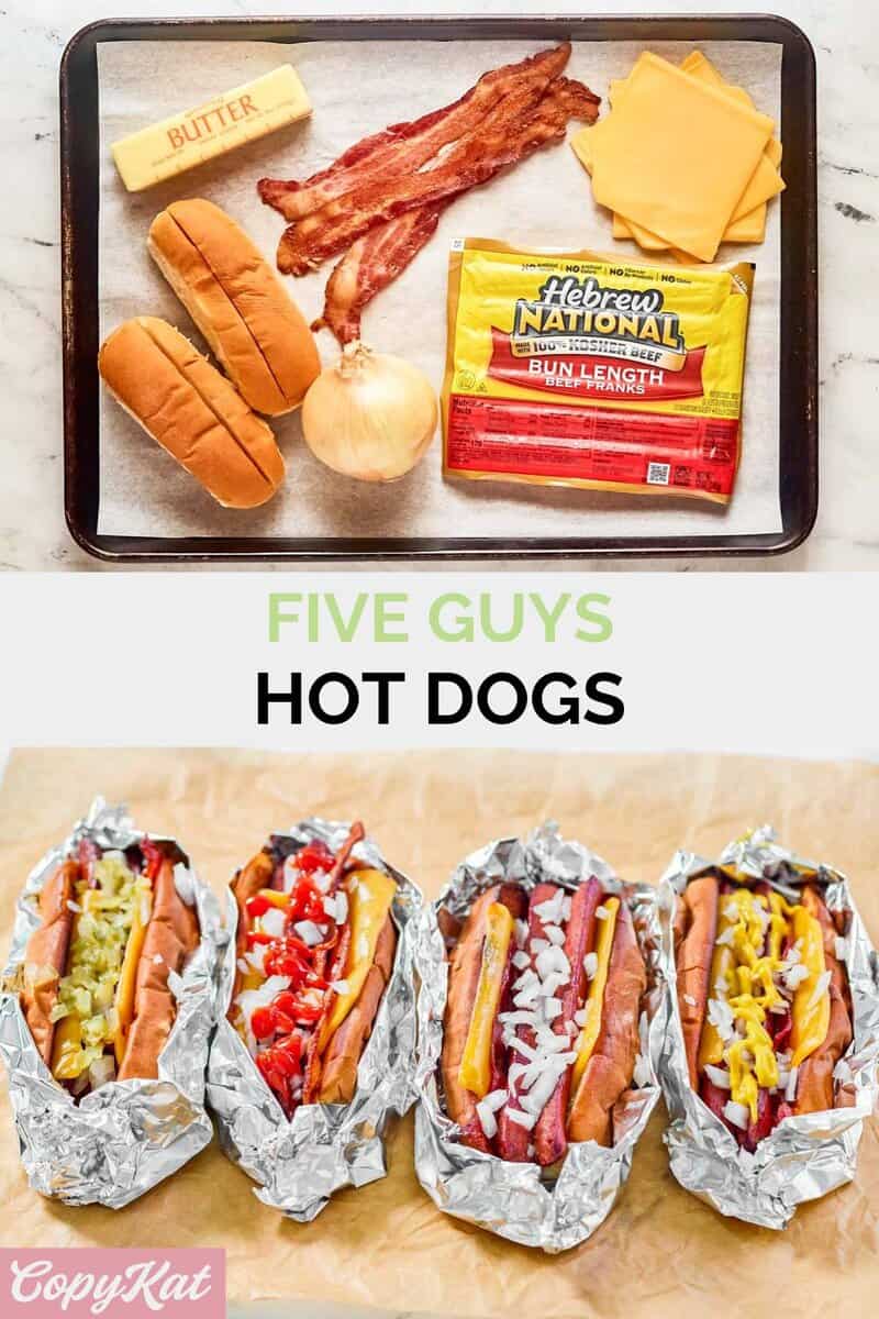 Five Guys Hot Dogs - Easy Copycat Recipe