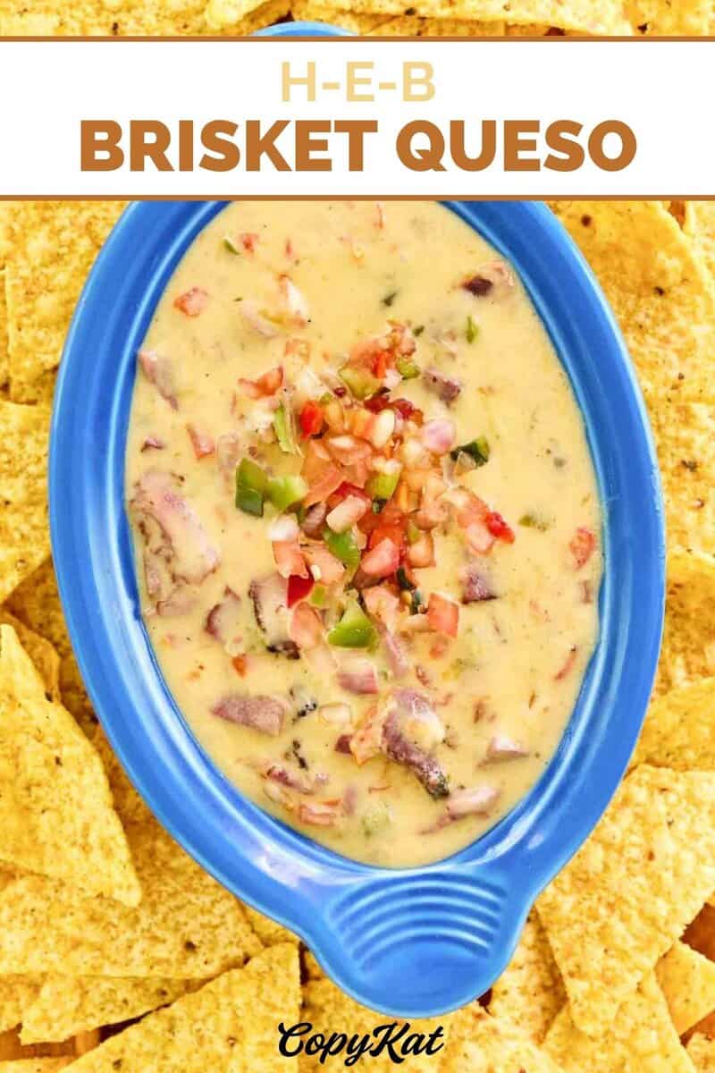 HEB Brisket Queso Dip - Easy Copycat Recipe