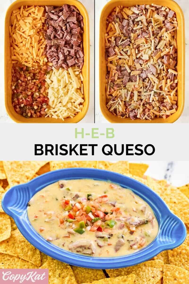 HEB Brisket Queso Dip - Easy Copycat Recipe