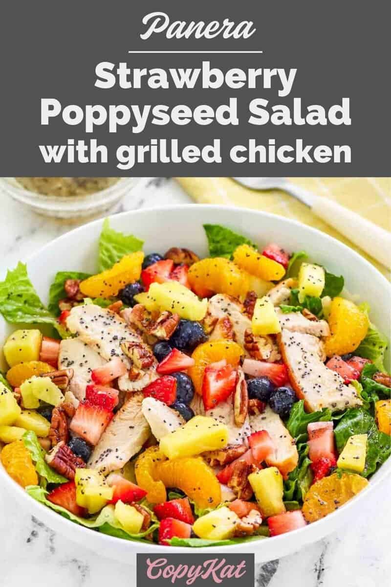 Panera Strawberry Poppyseed Chicken Salad