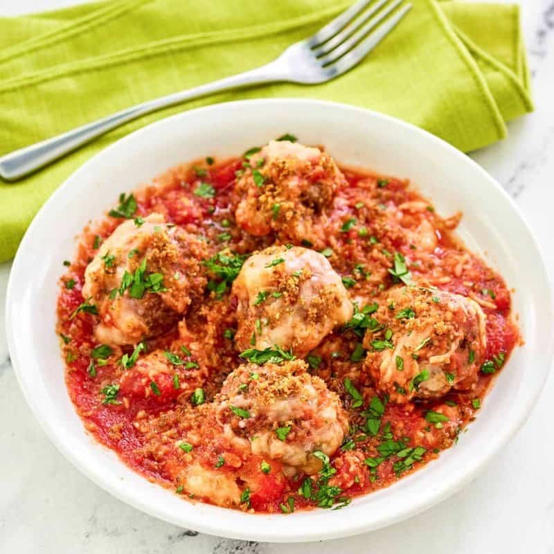 Olive Garden Meatball Parmigiana - Easy Copycat Recipe