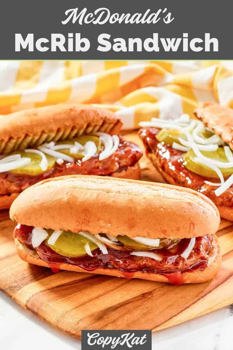 McDonald’s McRib Copycat Recipe (Homemade)