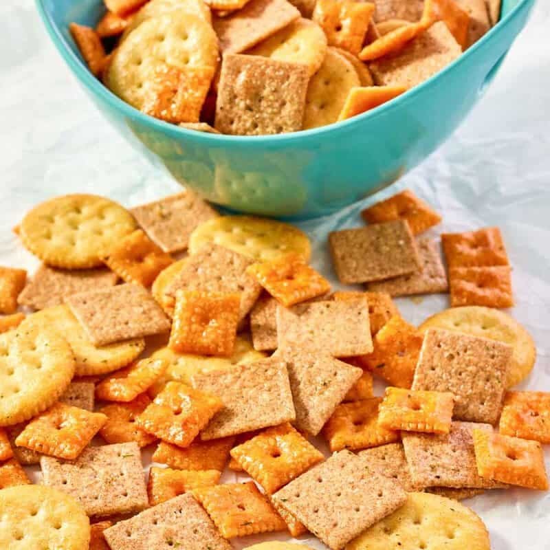 Seasoned Crackers | Flavorful Snack Mix in Under 20 Minutes