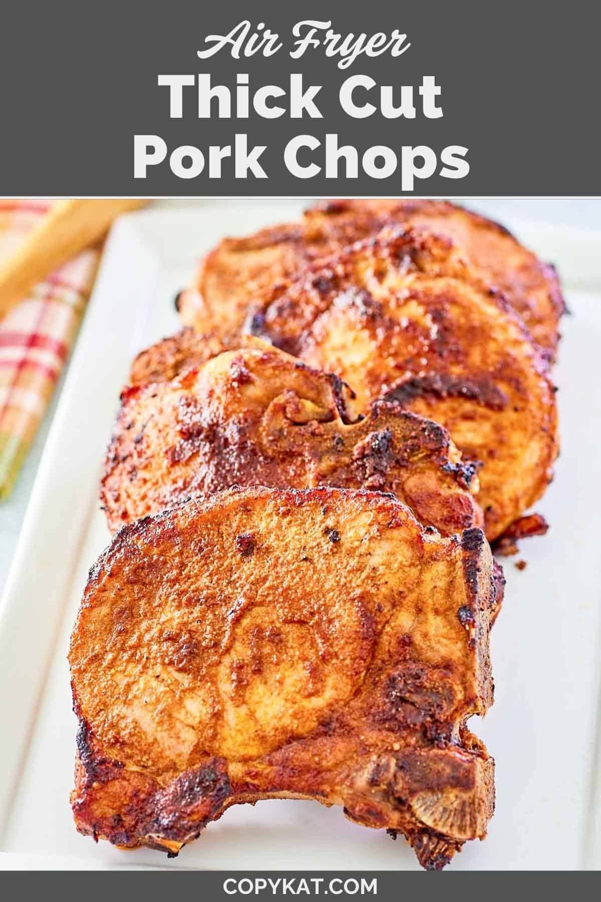 Juicy Air Fryer Pork Chops with Smoky Brown Sugar Seasoning